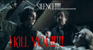 Silence..I KILL YOU!! (in Clipart)
