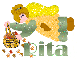 Autumn Angel Rita (in Glitter Text)