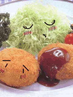 cute kawaii yummy food (in Animated GIFs)