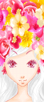 FLOWER GIRL (in Animated GIFs)